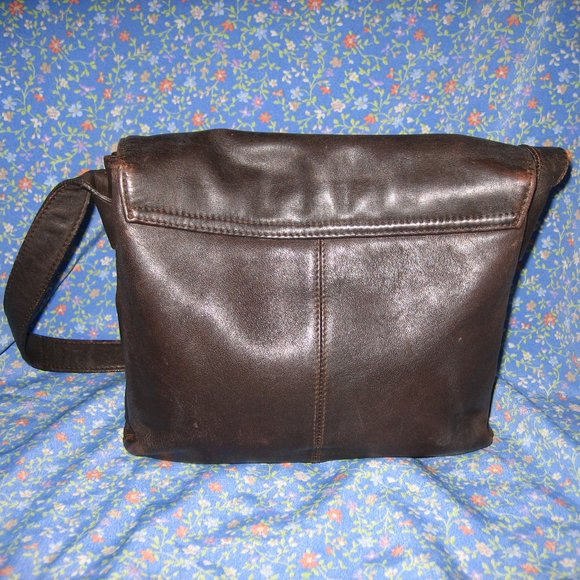 Michel Rene | Bags | Vintage Michel Rene Brown Leather Shoulder Bag ...